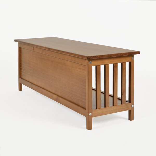 Recamier Campestre em Madeira Maciça - Mel